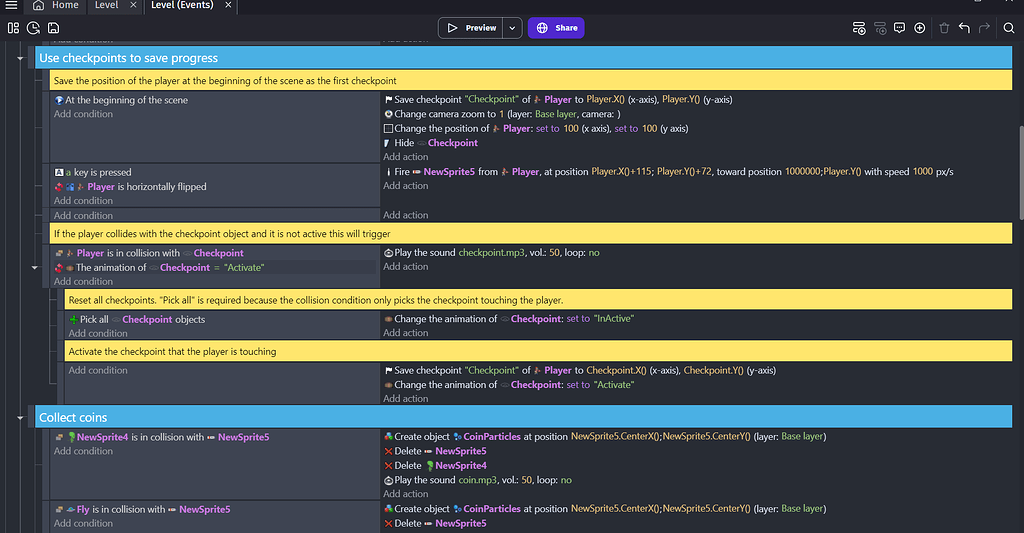 (Solved) Player stopped moving - How do I...? - GDevelop Forum