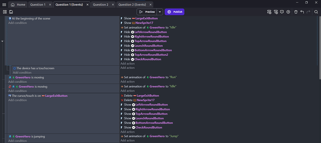How to disable touch on round button controls when not showing on screen? - How do I ...