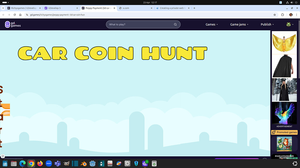 Problem with 3D car Coin Hunt template running - GDevelop general ...