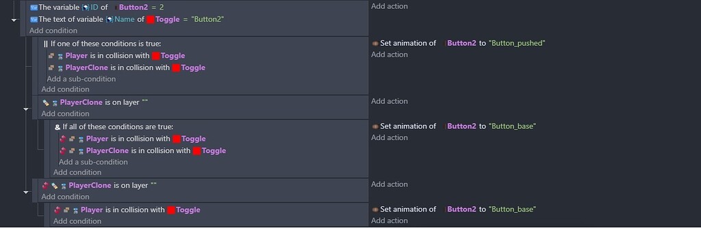 [SOLVED] Activate/Deactivate a button with a player or a clone - How do ...