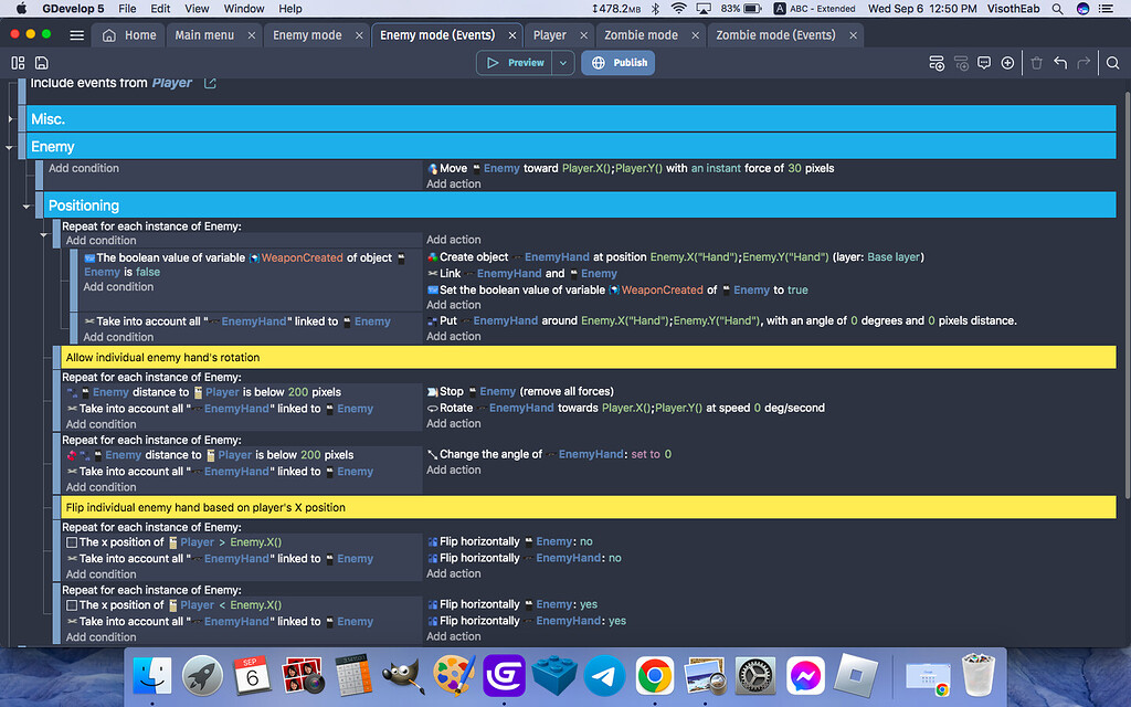 Enemy Hand And Enemy Spawner Problem How Do I Gdevelop Forum