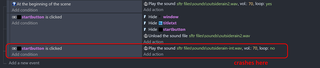 Starting crash error - GDevelop general - GDevelop Forum
