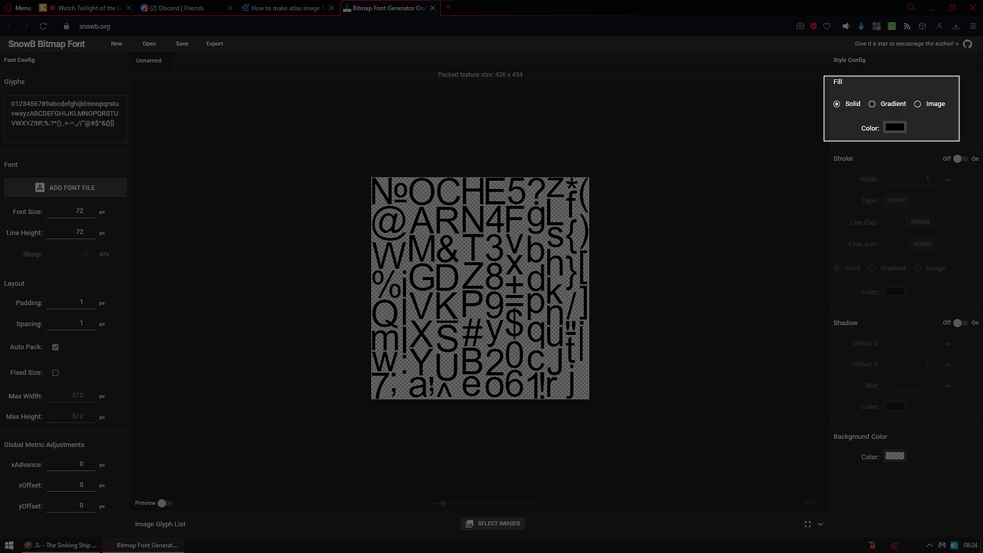How to make atlas image for bit map font - How do I...? - GDevelop Forum