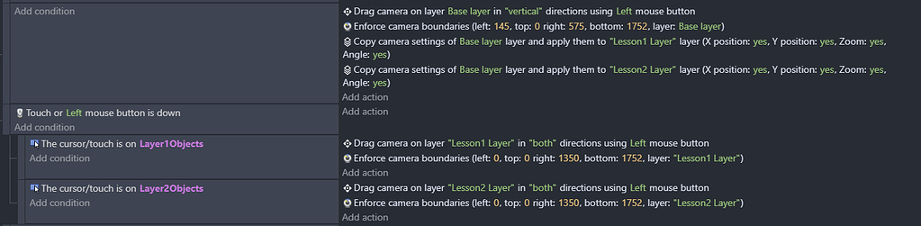 [Solved] Different Layers Scroll horizontally only on touch - How do I...? - GDevelop Forum