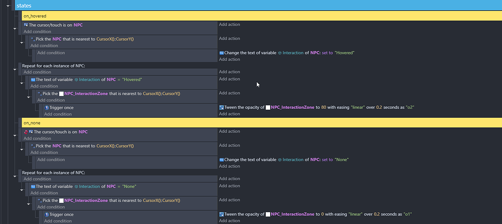 Multiple NPC's variables / groups - How do I...? - GDevelop Forum