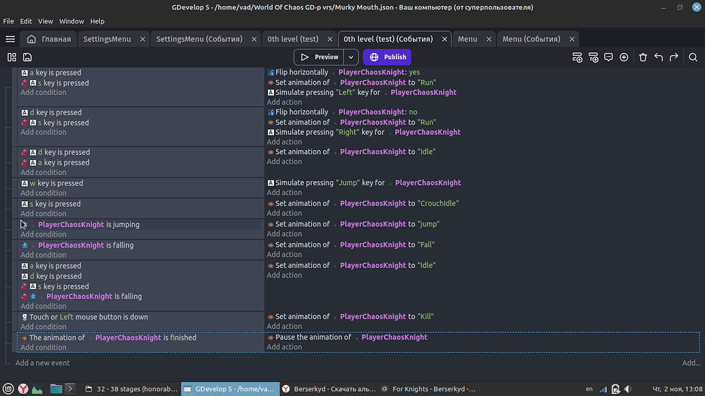 Animation doesnt working :( - How do I...? - GDevelop Forum