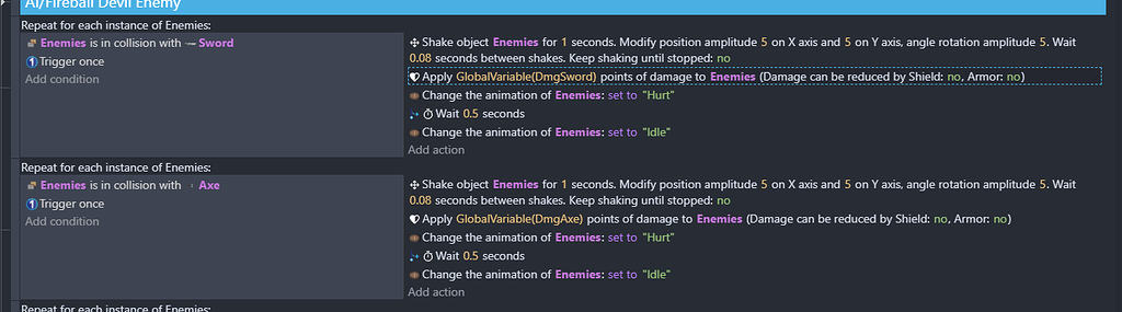 Enemy Health Glitch - Bugs reports - GDevelop Forum