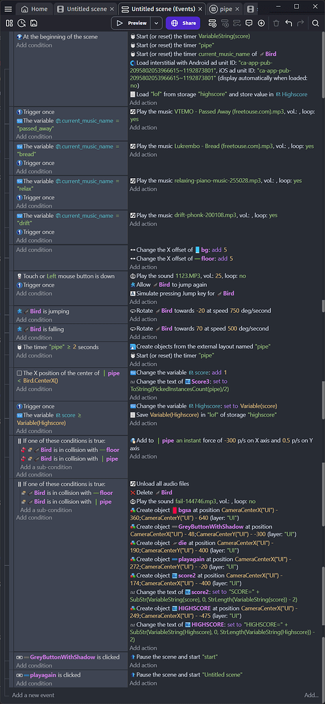 "GDevelop 5: High Score Increases Incorrectly After Restart" - How do I...? - GDevelop Forum