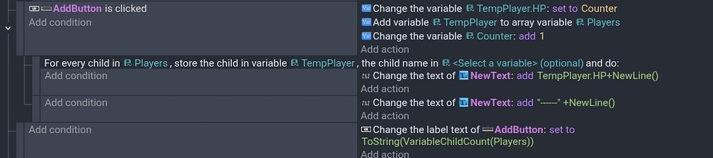 For each child using a structure array bug? [Solved] - Bugs reports ...