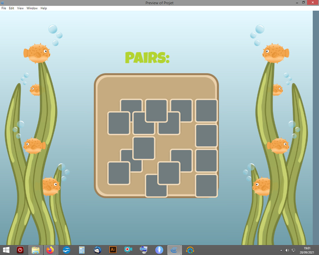 Pairs game problem - How do I...? - GDevelop Forum