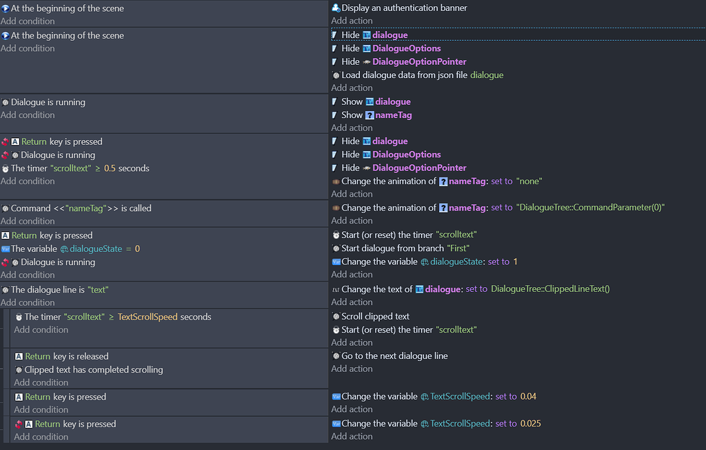 Nametag animations not switching with Yarn dialogues - How do I...? - GDevelop Forum