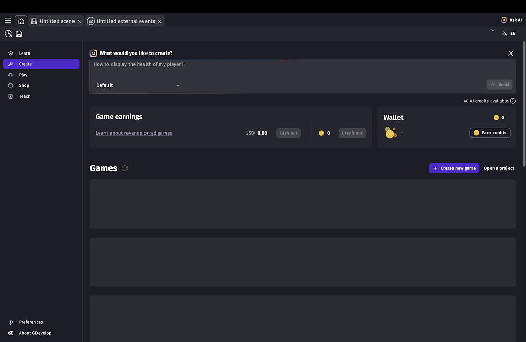 Server is blocked so nothing works - Bugs reports - GDevelop Forum