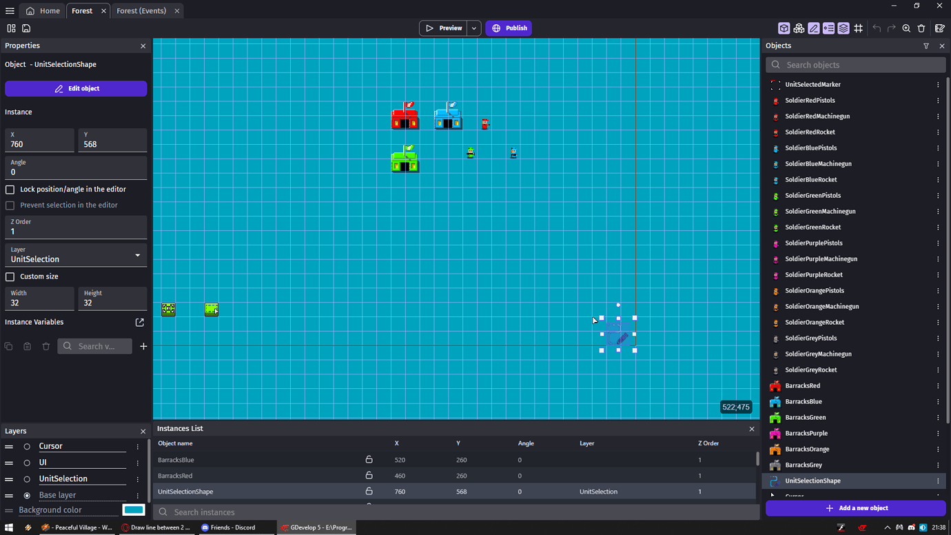 Draw line between 2 points - How do I...? - GDevelop Forum