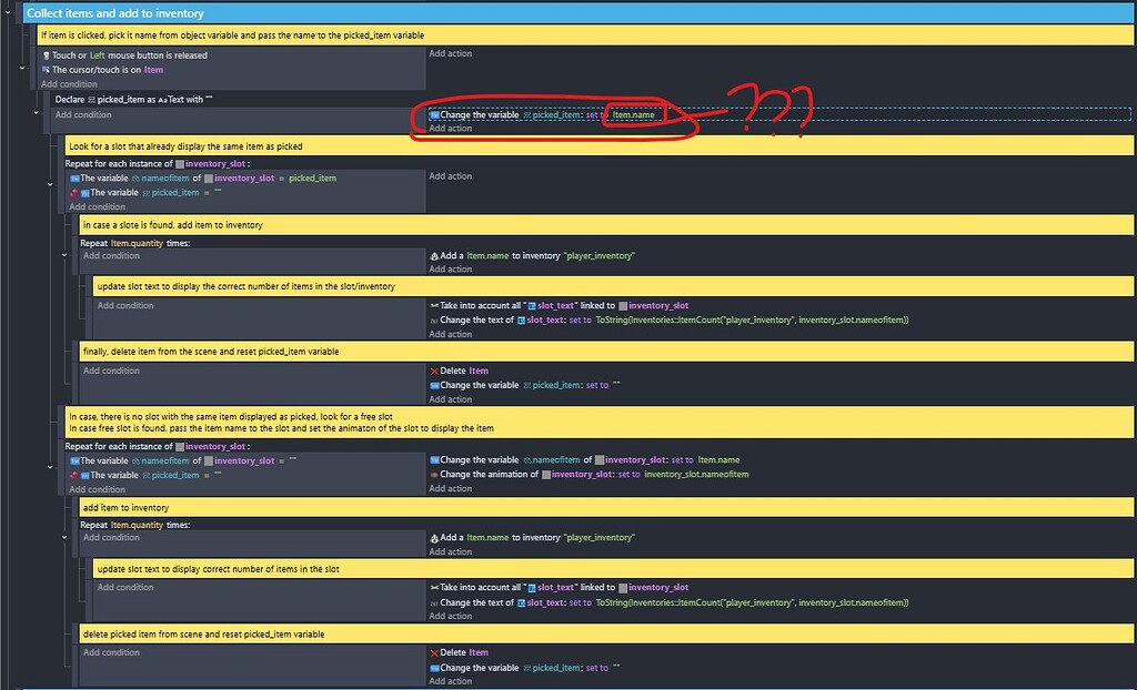 How to chage item.name in inventory system? - How do I...? - GDevelop Forum