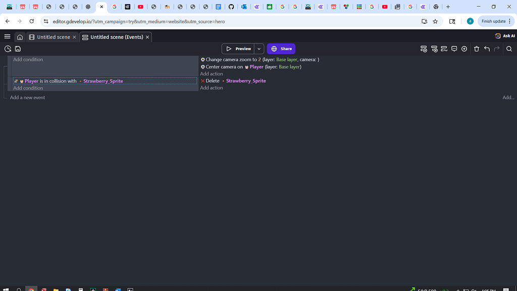 Sprites colliding without touching - How do I...? - GDevelop Forum