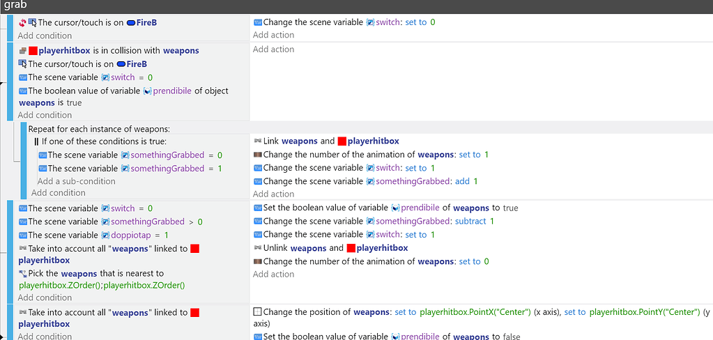 Change weapons in hand - How do I...? - GDevelop Forum