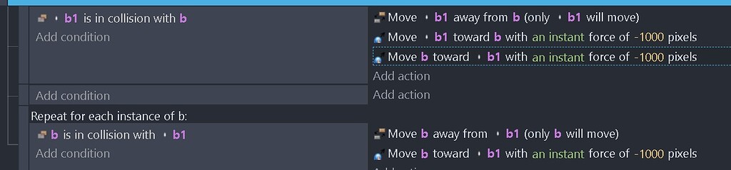 How to make collisions for elements of a group? - How do I...? - GDevelop Forum