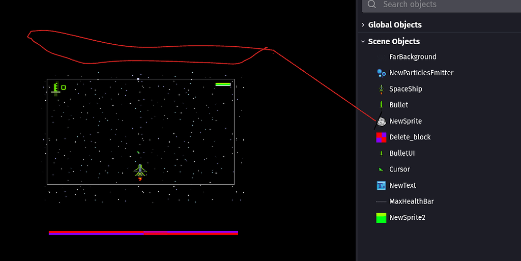 How do I create objects at random x but the same y, it has to be multipul - How do I ...