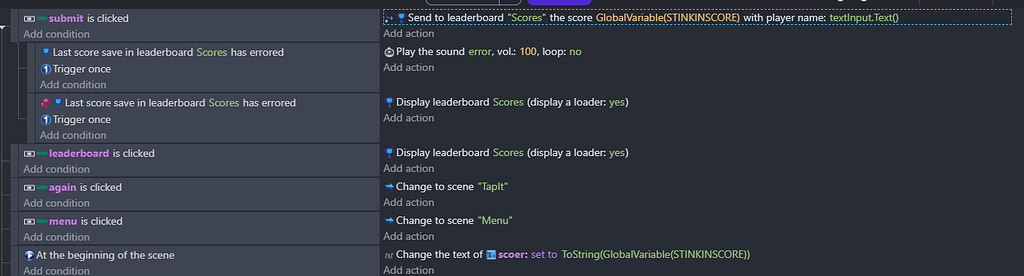 [SOLVED] Leaderboard not working at all! - Bugs reports - GDevelop Forum
