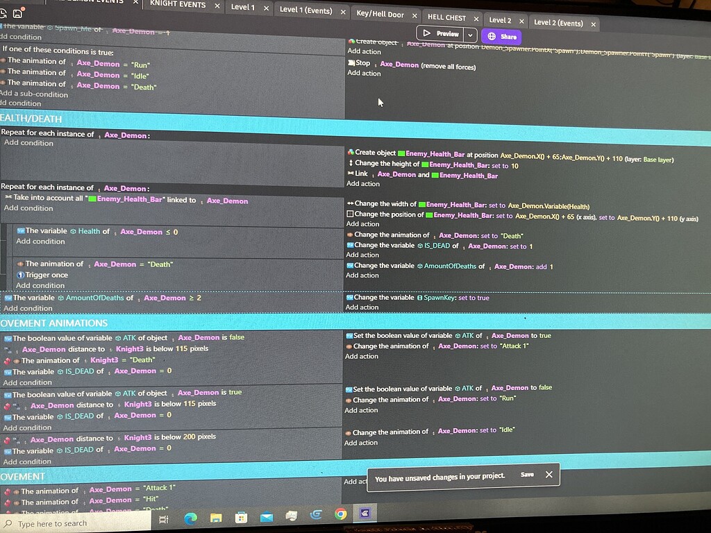 What is causing my key not to show when I kill two enemies? - How do I...? - GDevelop Forum