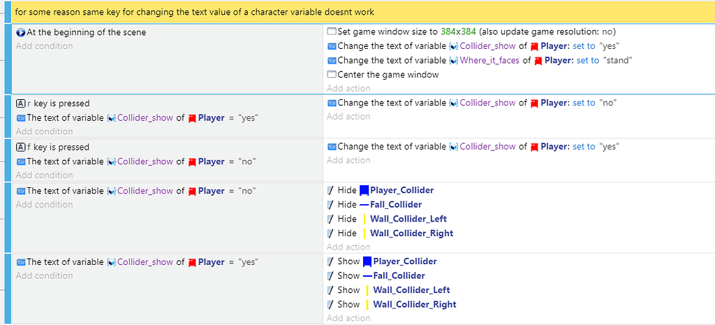 Object Variable Bug - How do I...? - GDevelop Forum