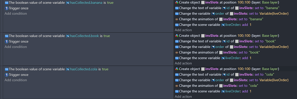 [Solved] My inventory. How do I improve it? - How do I...? - GDevelop Forum