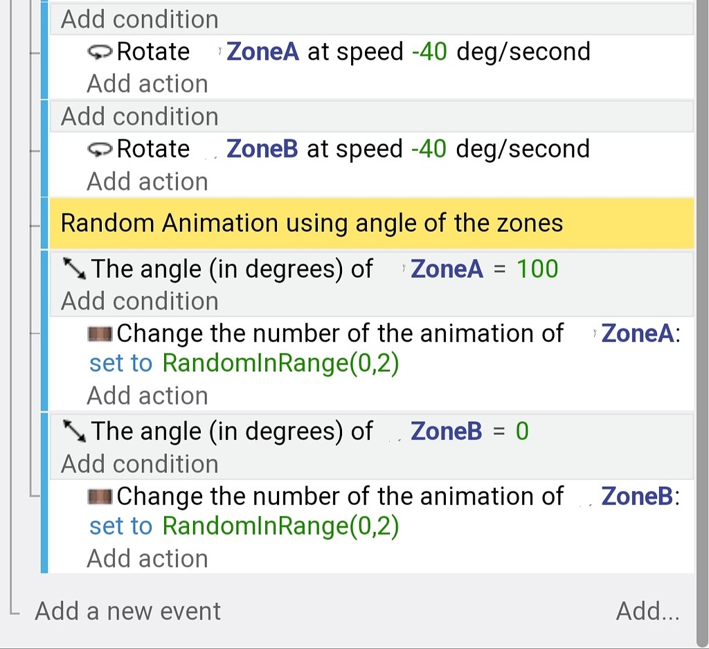 How do i change animation by using angle of a rotating sprite - How do I...? - GDevelop Forum