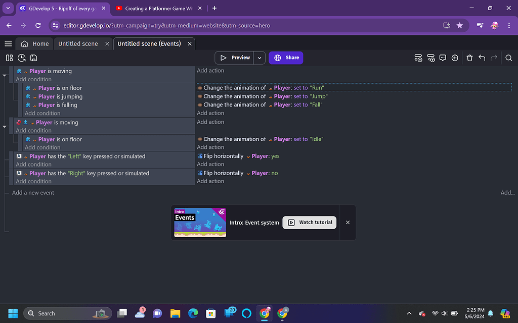 Animations not changing - How do I...? - GDevelop Forum