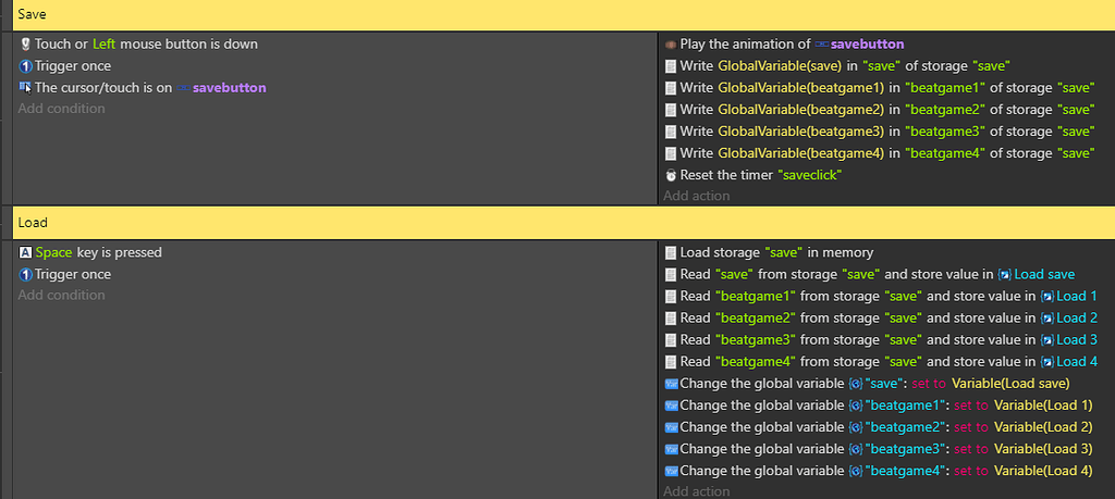 Save and load Global Variables - How do I...? - GDevelop Forum