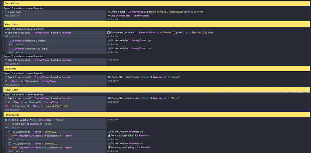 How to make an enemy in a platformer game not see through a wall? - How do I...? - GDevelop Forum