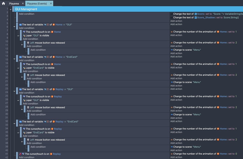 Numbered event sheet - Feature requests - GDevelop Forum