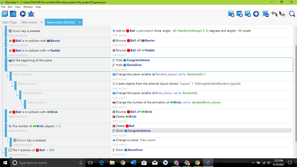 How do i make my scores increase per broken blocks? - How do I ...