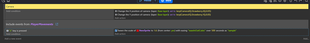 Tween Action Not Working - GDevelop general - GDevelop Forum