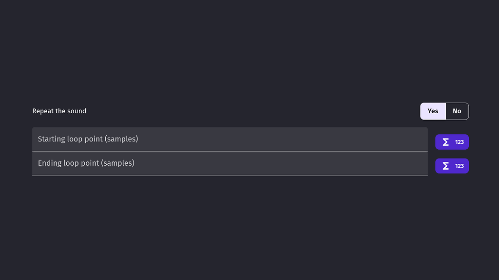 Audio and music loop points - Feature requests - GDevelop Forum