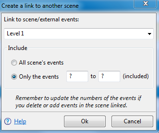 How to link and run a block of events ? - [SOLVED] - How do I...? - GDevelop Forum