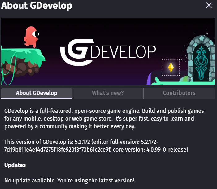 Gdevelop preview error after updating to 5.2.172 - Bugs reports - GDevelop Forum