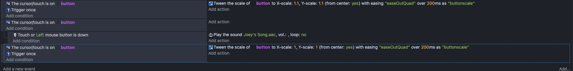 Tween object animations - How do I...? - GDevelop Forum