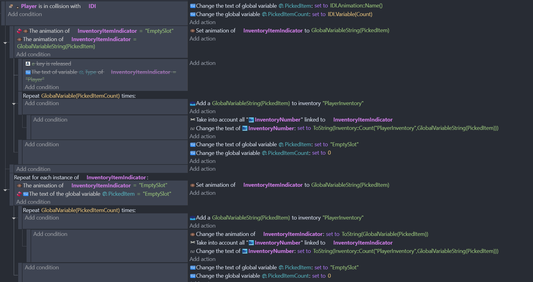 (Solved) Object picking problem - How do I...? - GDevelop Forum