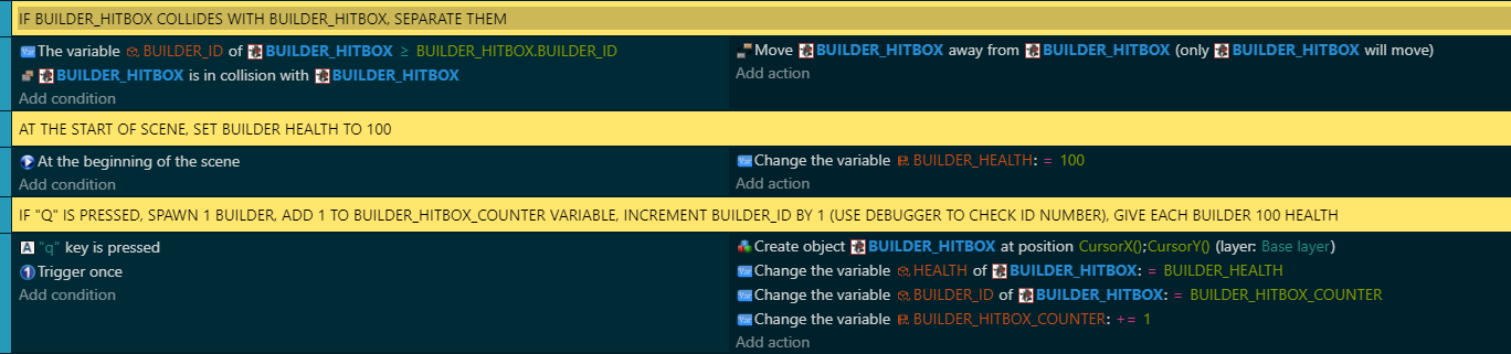 How can I make all spawned object instances avoid each other? - How do I...? - GDevelop Forum
