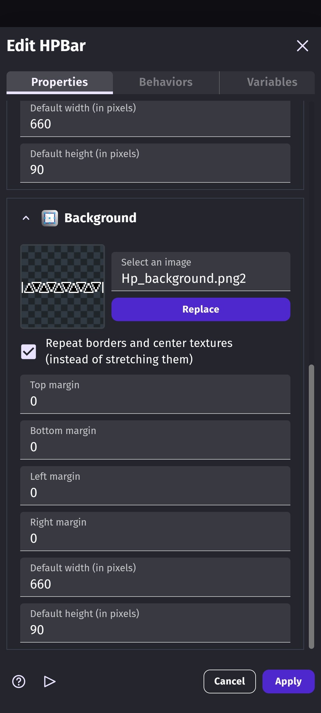 How I Can Fix This Resources Bar Issue How Do I Gdevelop Forum