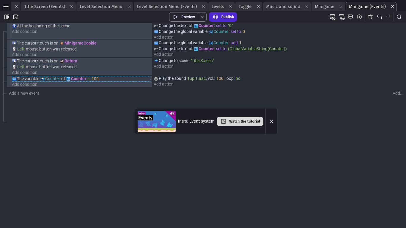 How to make game play sound when text equals to specific number? - How ...