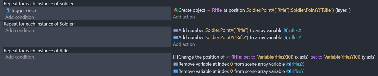 Synchronizing weapons and enemy locations - How do I...? - GDevelop Forum
