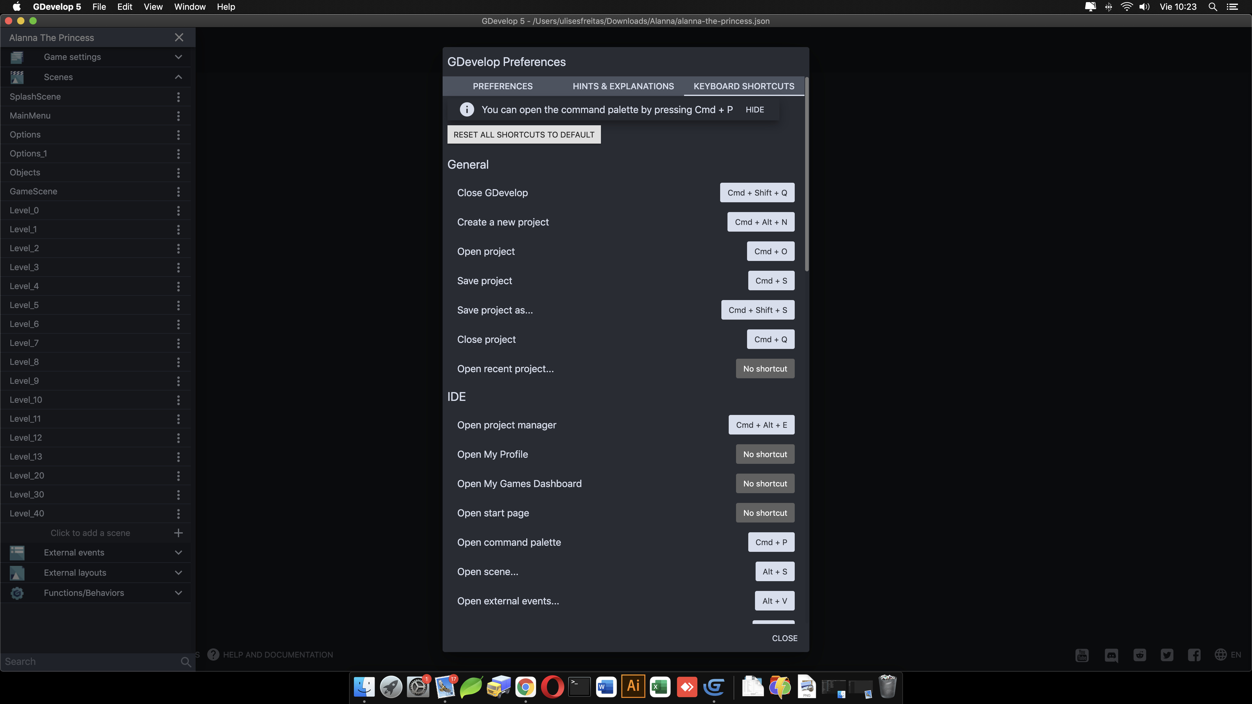 Preview and Preview Debugger shortcut keys? - How do I...? - GDevelop Forum Preview and Preview Debugger shortcut keys? - How do I...? - GDevelop Forum