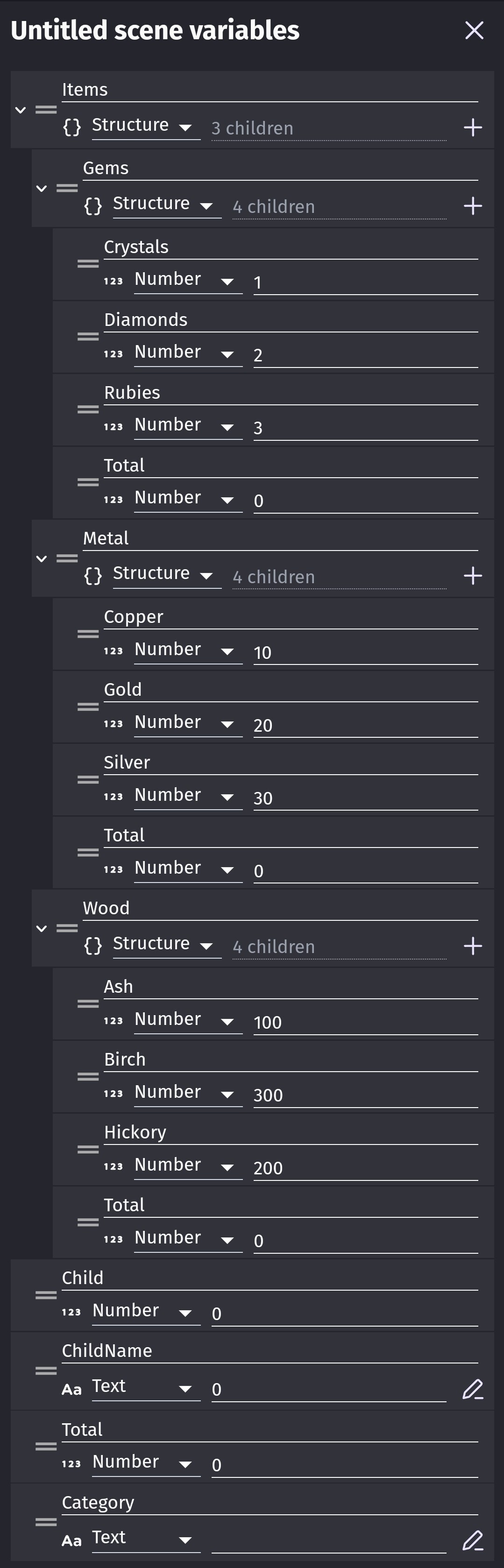 Solved How To Add All Number Variables In A Structure And Making The