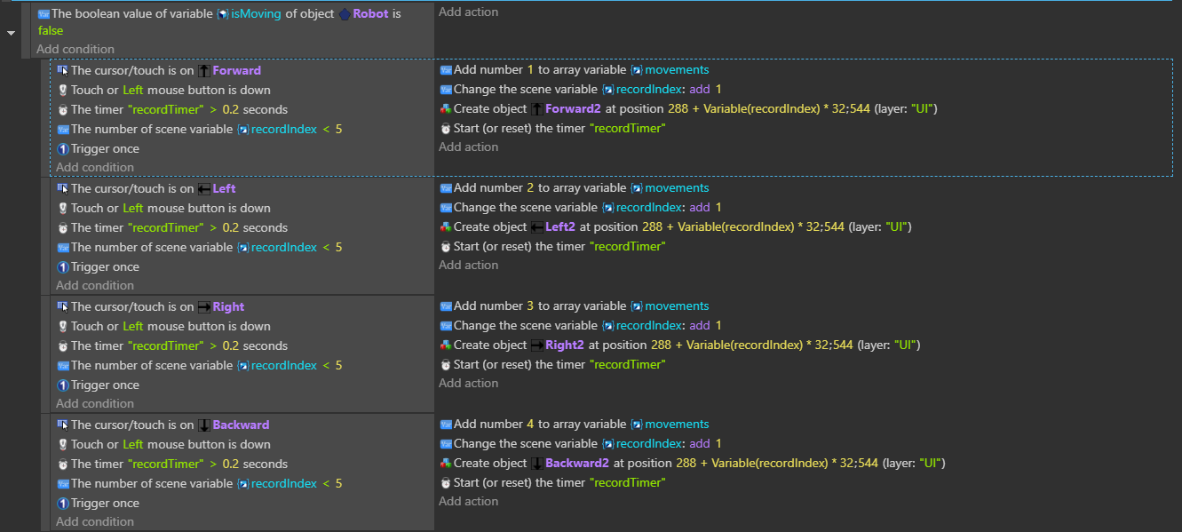 [Solved] Need help storing and recalling variables in order - How do I...? - GDevelop Forum