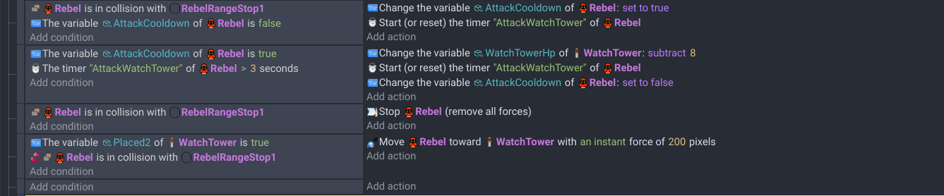 Fix the animation(solved) + enemy damage(solved) - How do I...? - GDevelop Forum