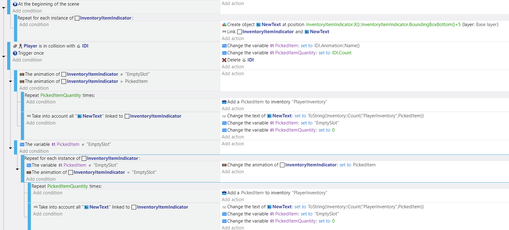 (Solved) Object picking problem - How do I...? - GDevelop Forum