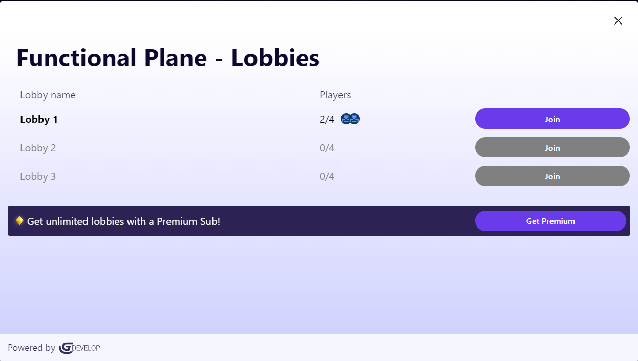How to clear lobbies - How do I...? - GDevelop Forum