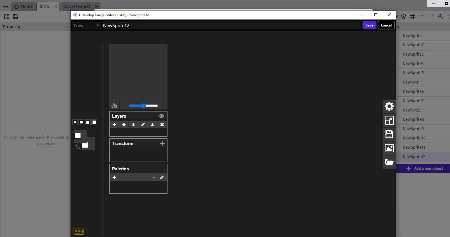 Piskel is not working sad thing happend to me - Bugs reports - GDevelop Forum