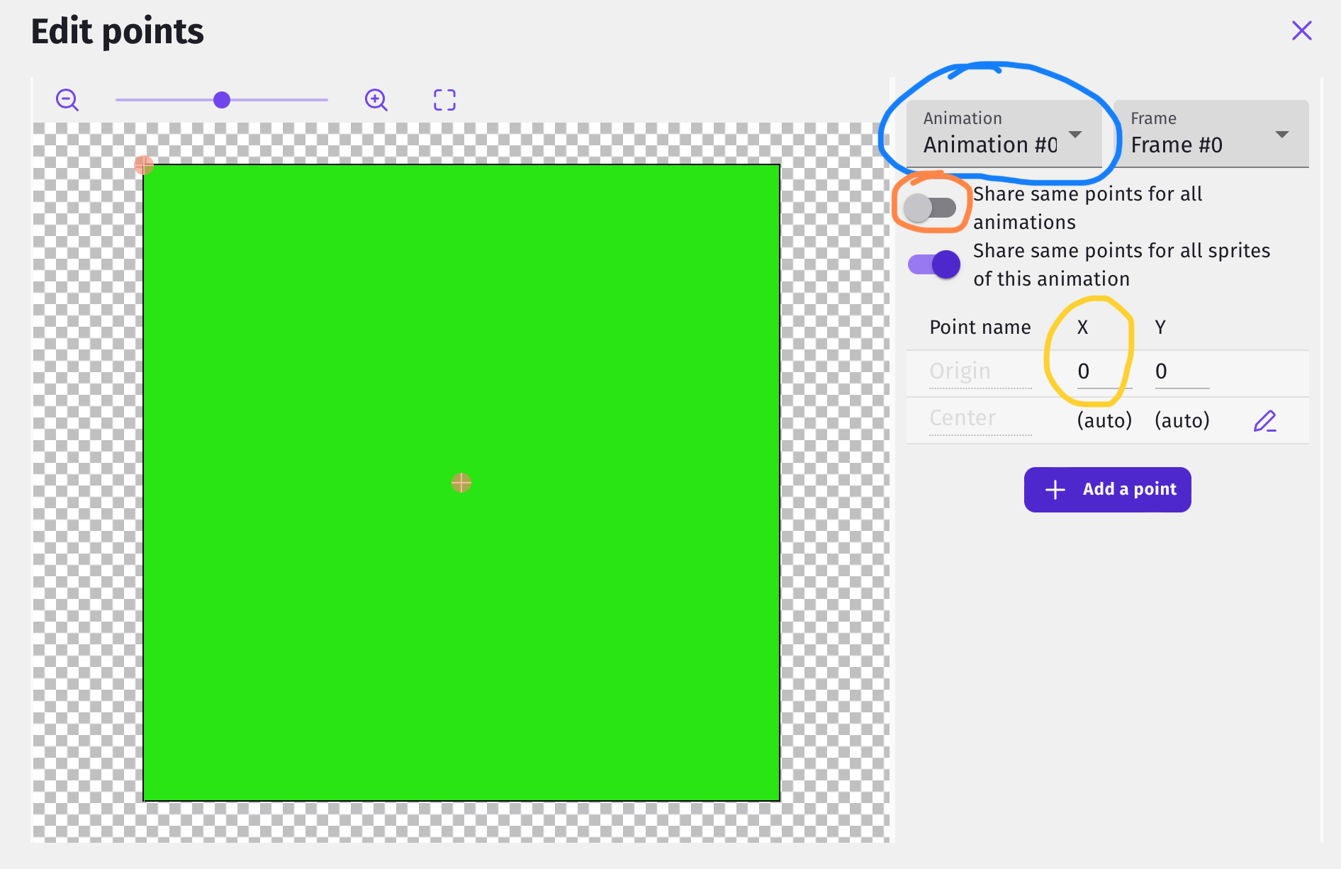 Animation is off centered when I turn around - How do I...? - GDevelop Forum